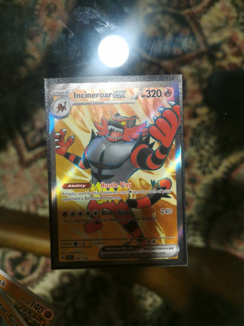 Incineroar Ex Pokemon, Hobbies & Toys, Toys & Games on Carousell