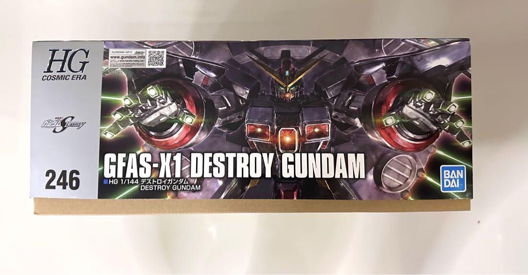 [INSTOCK LAST SET] HG 1/144 Destroy Gundam Mobile Suit Gundam Seed ...