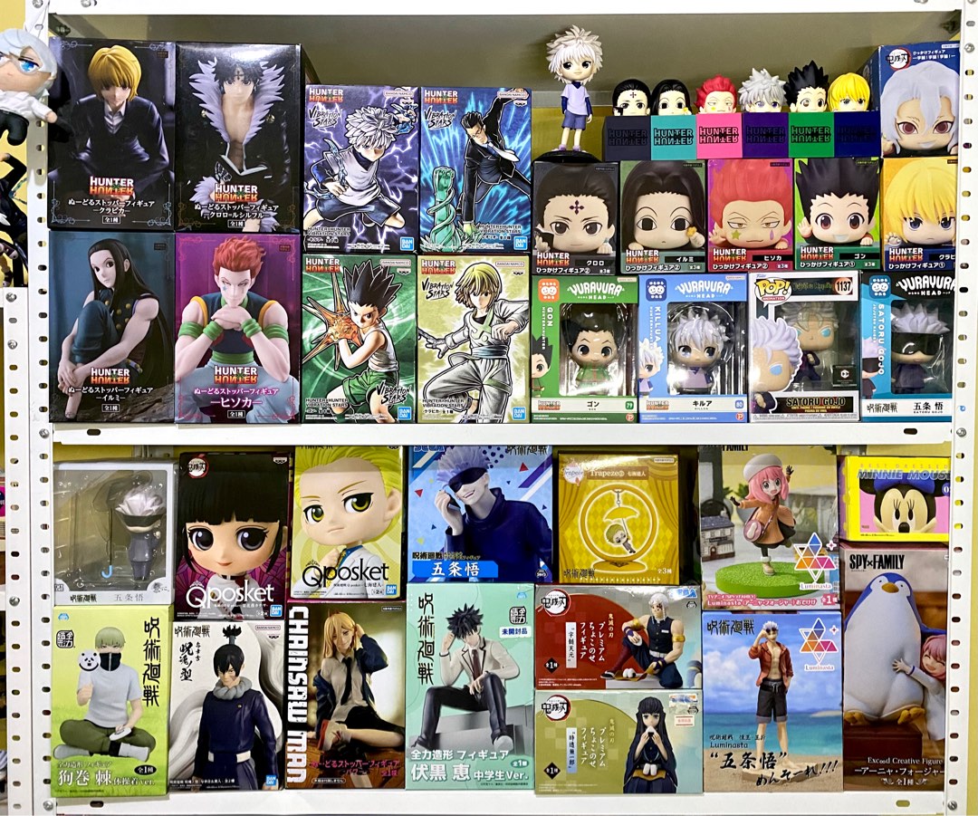 Jujutsu Kaisen jjk, Hunter x Hunter hxh, Demon Slayer DS, Spy x Family ...