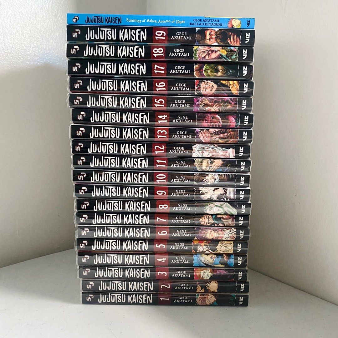 Jujutsu Kaisen Volume 1 to 19 Set Viz Media Manga, Hobbies & Toys ...