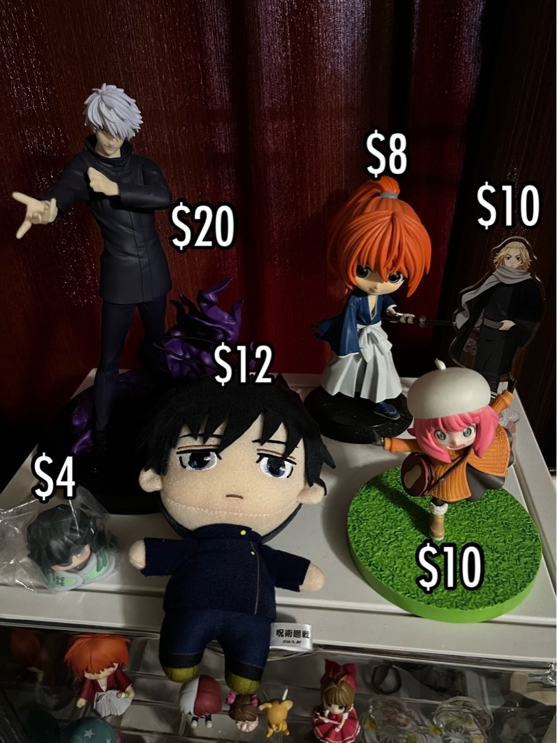 Jujutsu kaisen/spyxfamily/demon slayer/tokyo revengers figures,plushie ...