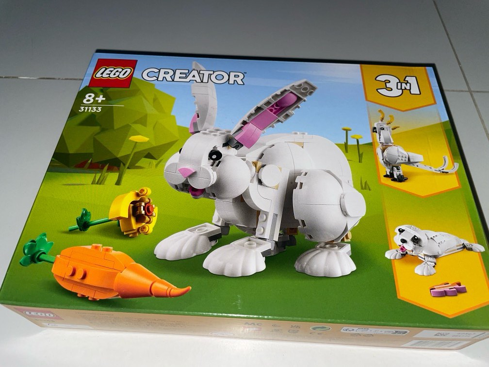 LEGO Creator 3in1 White Rabbit, Hobbies & Toys, Toys & Games on Carousell