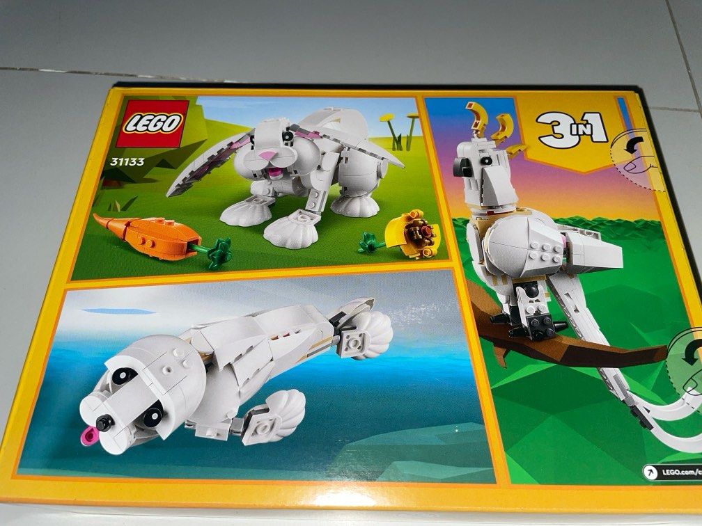 LEGO Creator 3in1 White Rabbit, Hobbies & Toys, Toys & Games on Carousell