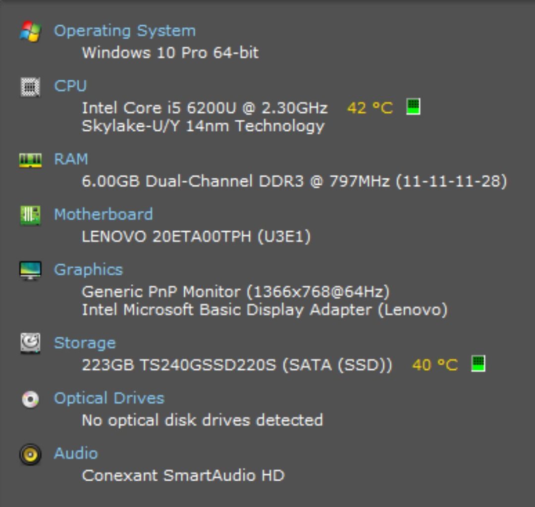 Lenovo ThinkPad E460 > Core i5 6th Gen, 6GB RAM, SSD 240GB, New ...