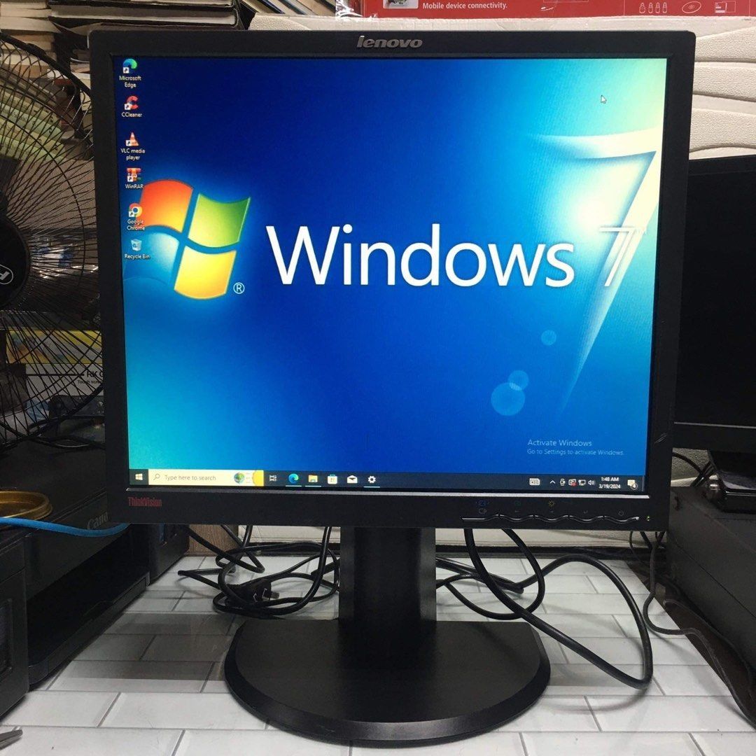 LENOVO thinkvision L1900Pa 19" LCD monitor 220vots, Computers & Tech ...