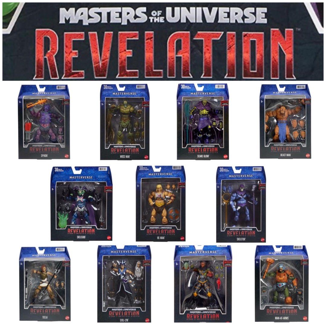 Masters of the Universe Masterverse Revelation! MOTU MOTUC Netflix ...