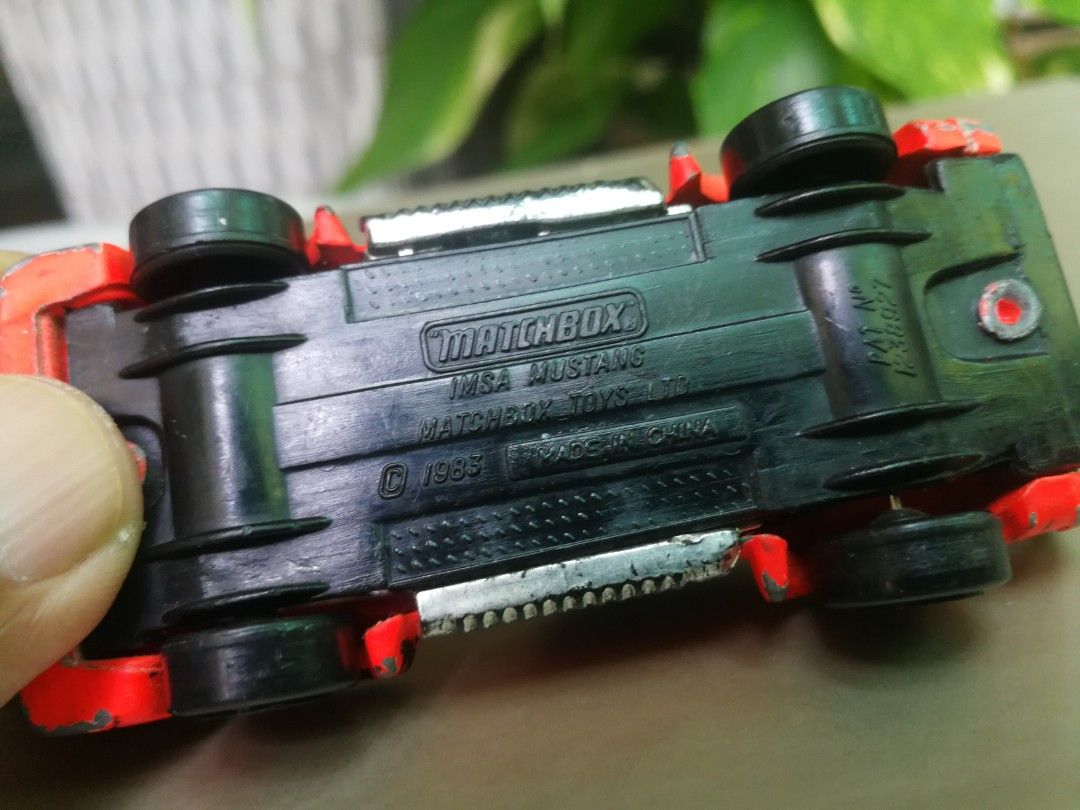 Matchbox 1983 IMSA Ford Mustang Mach 1 Car Orange Diecast 1/64 Opening ...