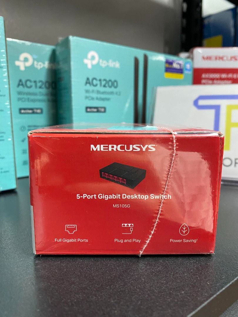 Mercusys MS105G 5-port Gigabit Desktop Switch | Gigabit Network Switch ...