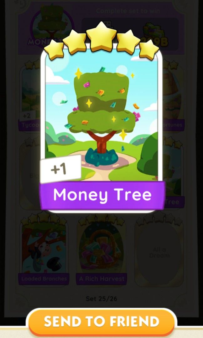 Monopoly go 5 star stickers : Money Tree / A Model Duck / Adulting ...