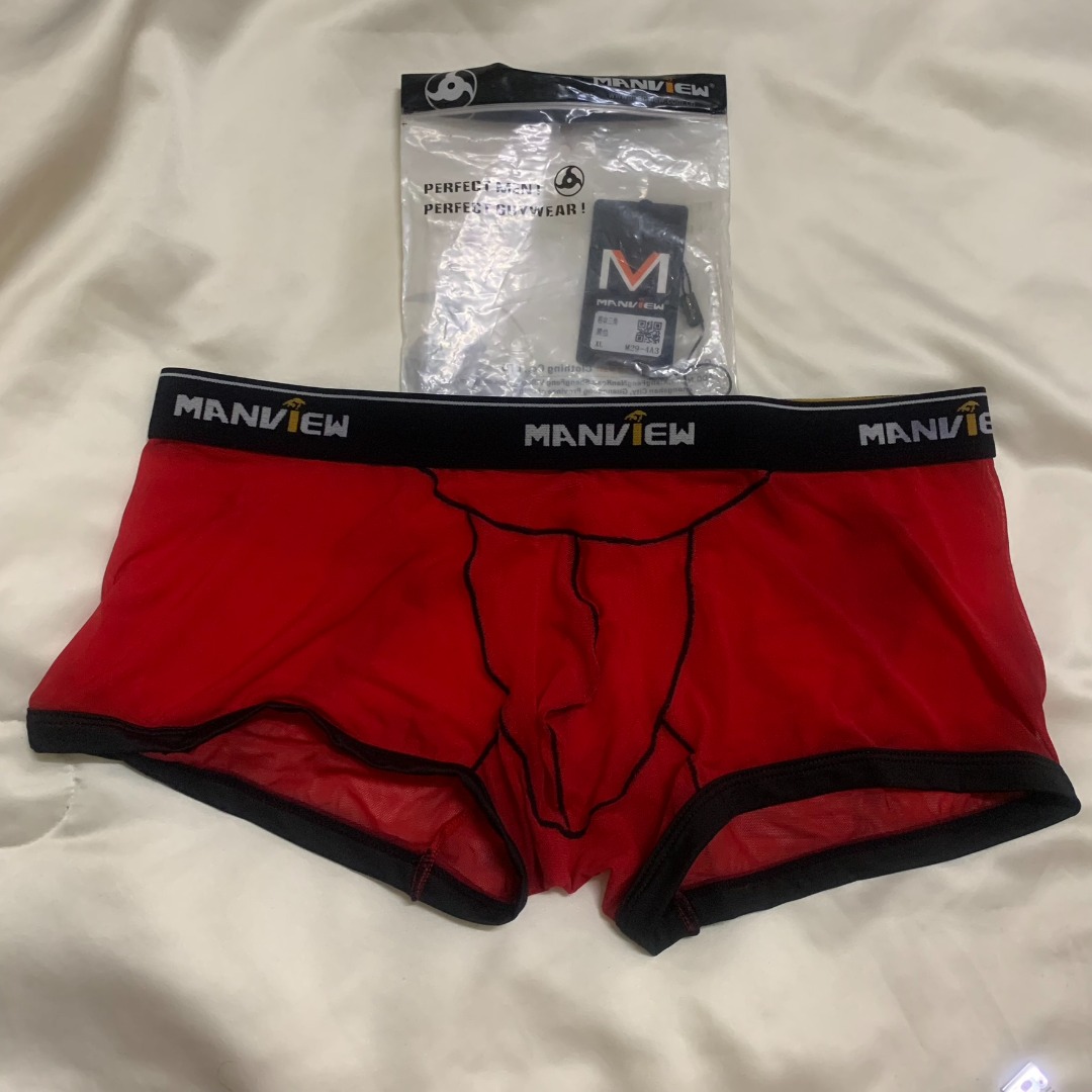 New! ManView fully mesh type men's underwear - Trunk / Boxer (fit M ...
