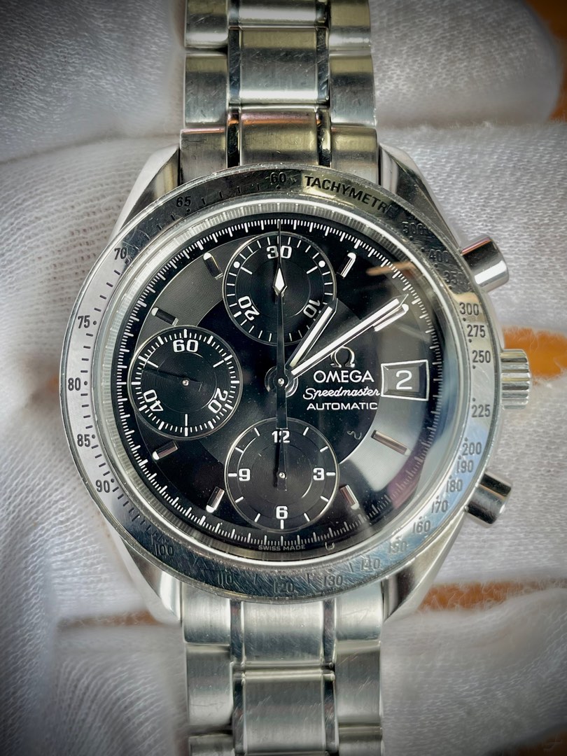 Omega Speedmaster Chonograph Date, Luxury, Watches on Carousell