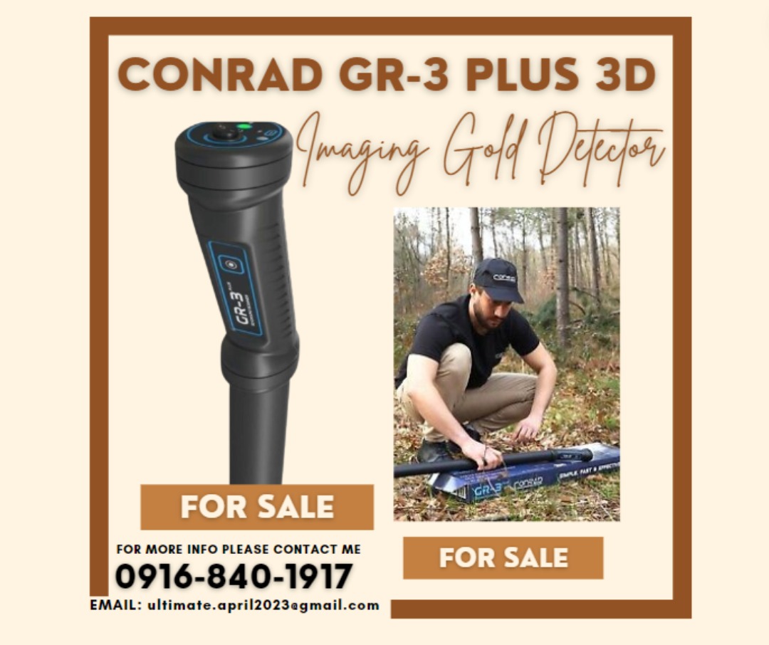 ON-HAND & BRAND NEW SCANNER CONRAD GR-3 PLUS 3D IMAGING GOLD DETECTOR 15 METERS DEPTH, Furniture ...