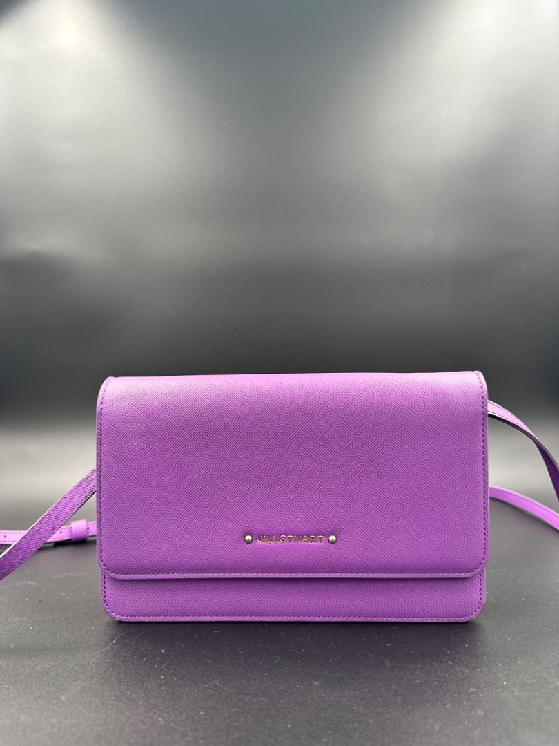 Orig Jill Stuart Purple Sling Bag, Luxury, Bags & Wallets on Carousell