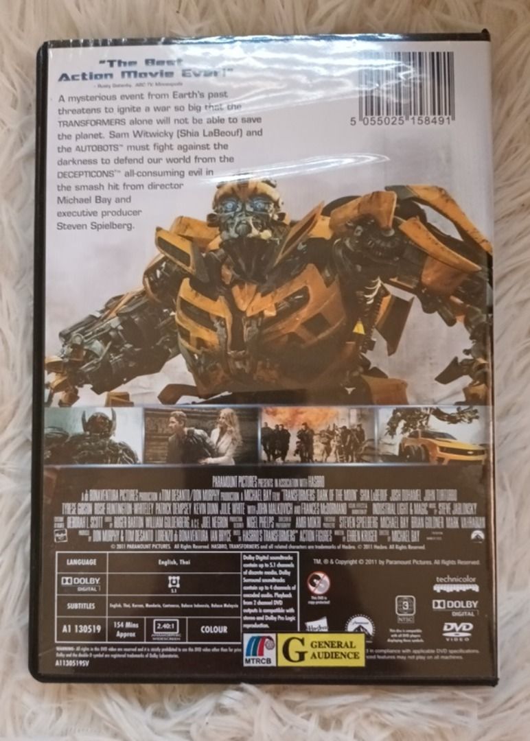 Original Transformers DVD Preloved, Hobbies & Toys, Music & Media, CDs ...