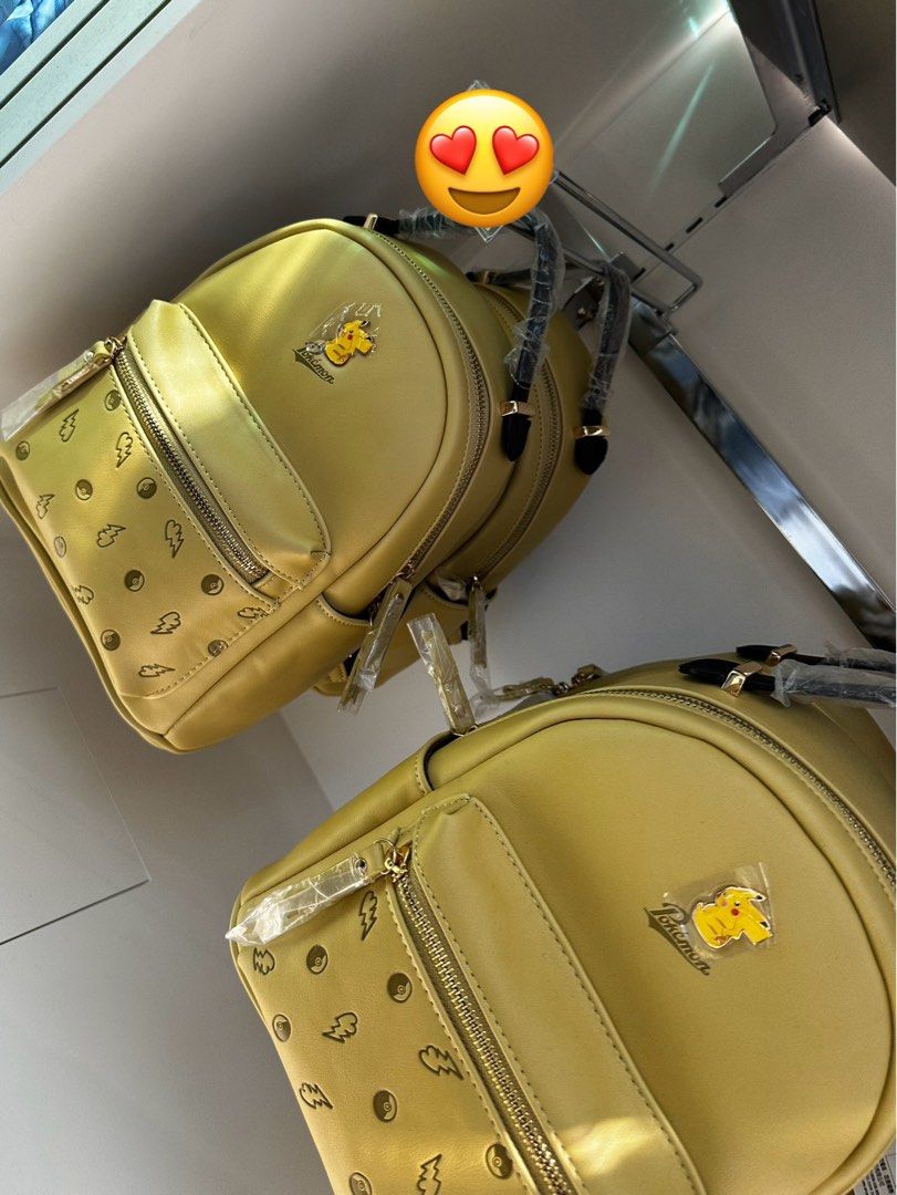 Pokemon pikachu yellow backpack, Women's Fashion, Bags & Wallets ...