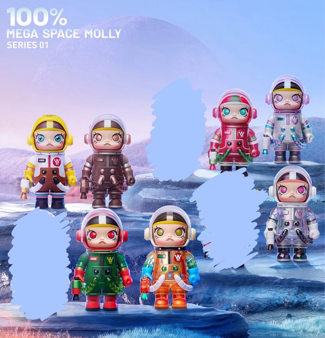 Pop Mart Space Molly Series 01, Hobbies & Toys, Toys & Games on Carousell