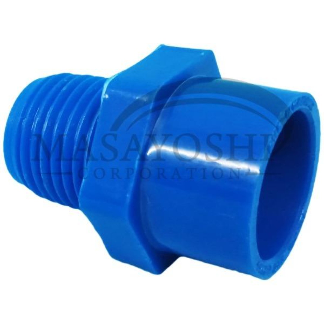 Pvc Male Adaptor 1/2" Blue For Water | Male Adaptor, Commercial ...