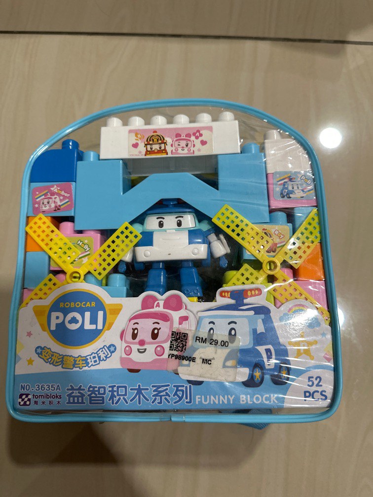 Robocar Poli Block Toys Lego, Hobbies & Toys, Toys & Games on Carousell
