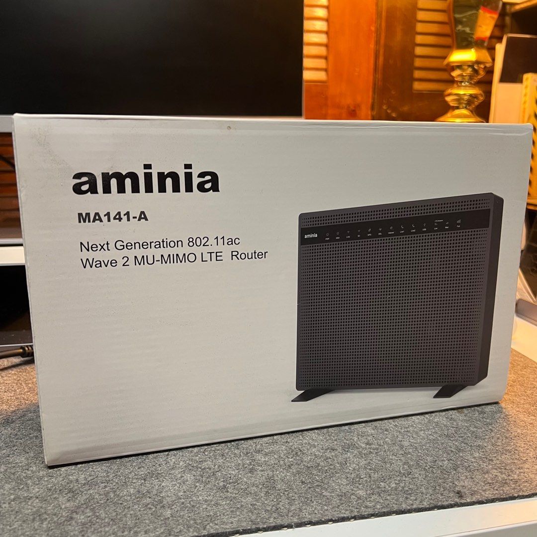 Router Aminia model: MA141-A, Computers & Tech, Parts & Accessories ...