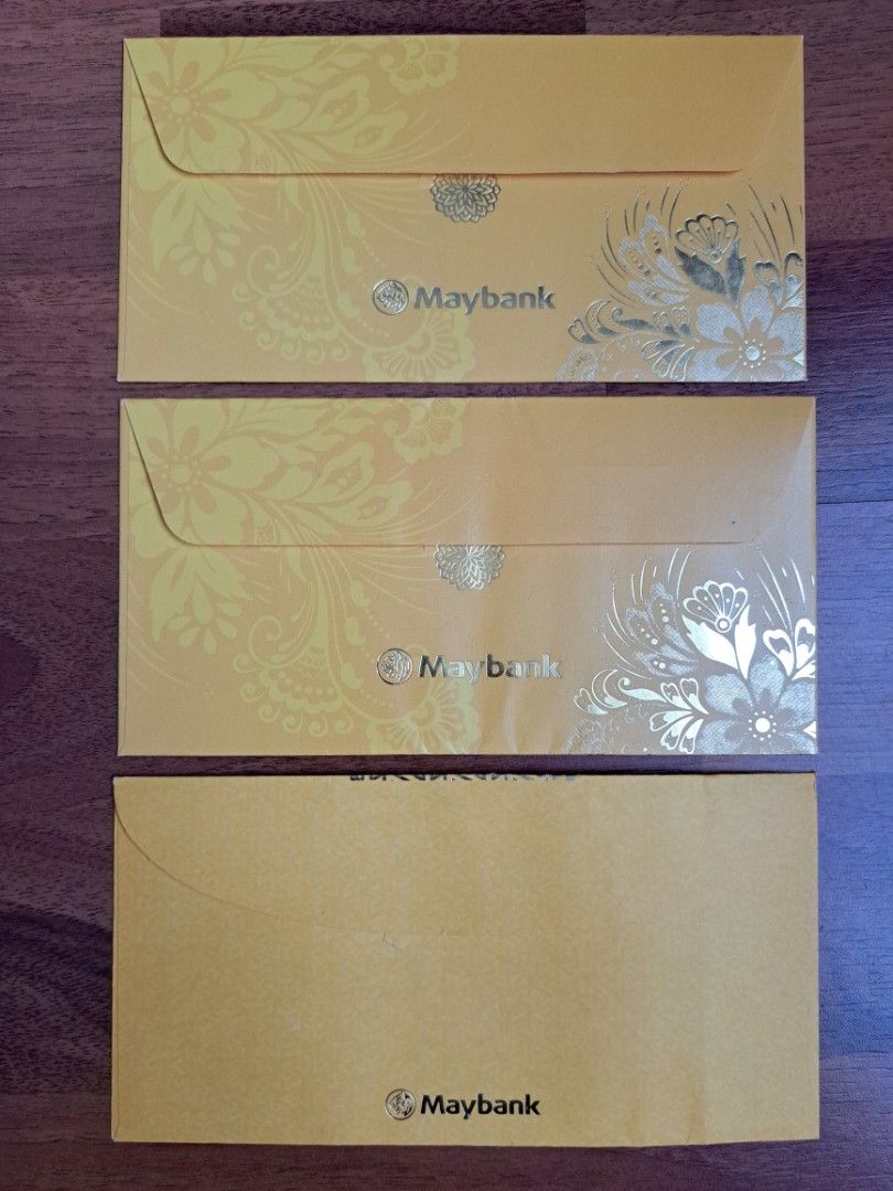 Sampul Duit Raya BTS, Maybank and Standard Chartered, Hobbies & Toys ...