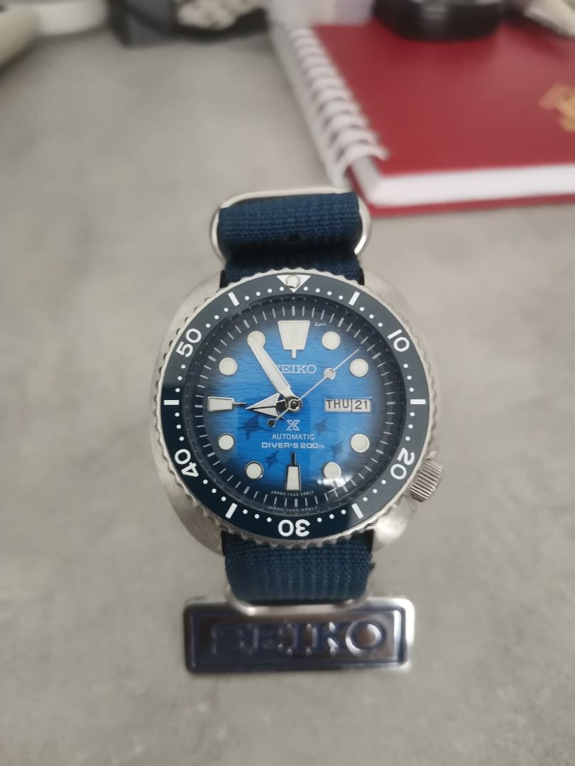 SEIKO TURTLE MANTA RAY MOD, Men's Fashion, Watches & Accessories ...