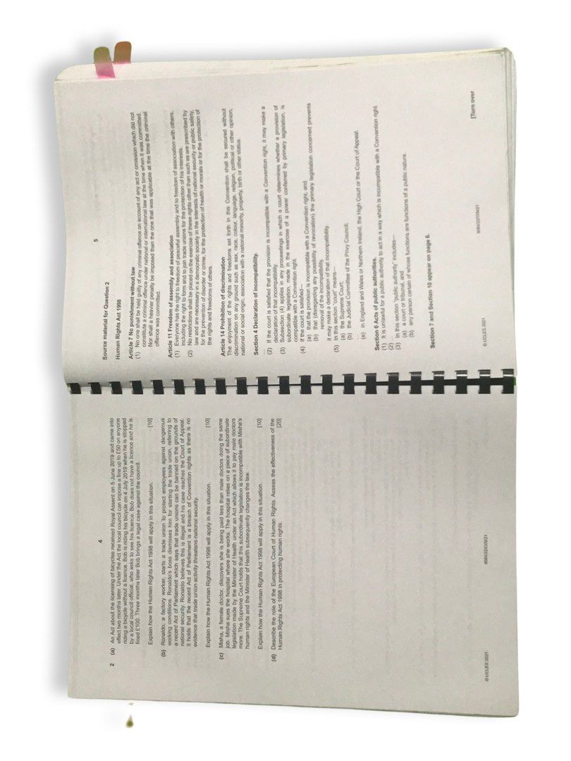 [SET] Law AS-Level Paper 1 & 2 Past Year Question Paper, Hobbies & Toys ...