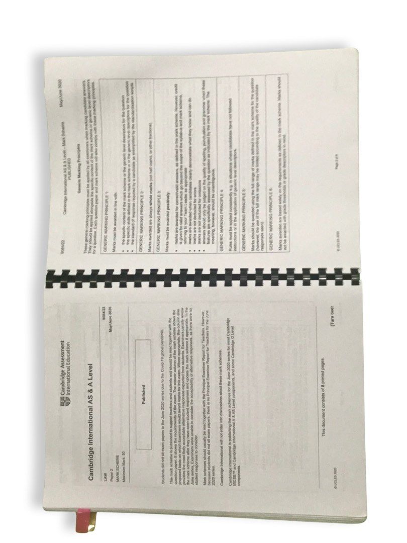 [SET] Law AS-Level Paper 1 & 2 Past Year Question Paper, Hobbies & Toys ...