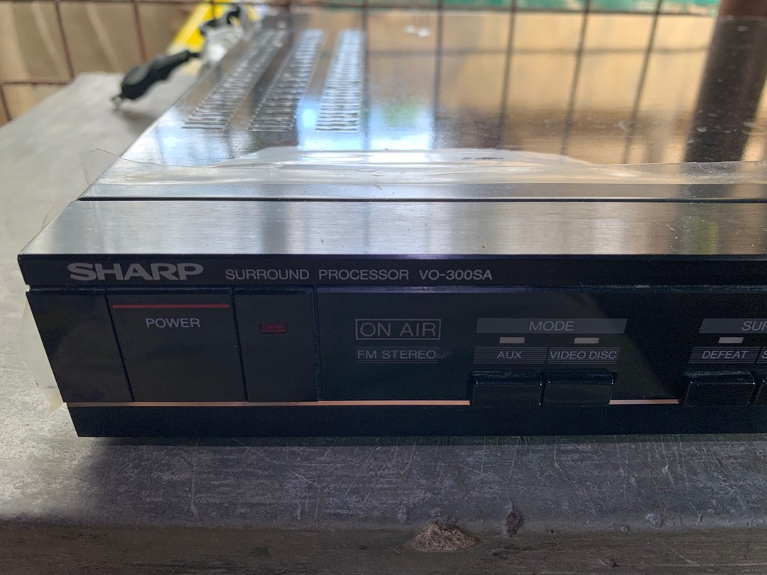 SHARP SURROUND PROCESSOR VQ-300SA AC 110 VOLTS 50/60 HZ 33 WATTS MADE IN JAPAN, Audio, Soundbars ...