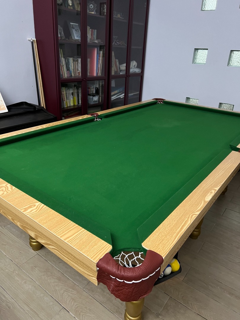 Snooker table set (good condition) RM3,599, Sports Equipment, Sports ...