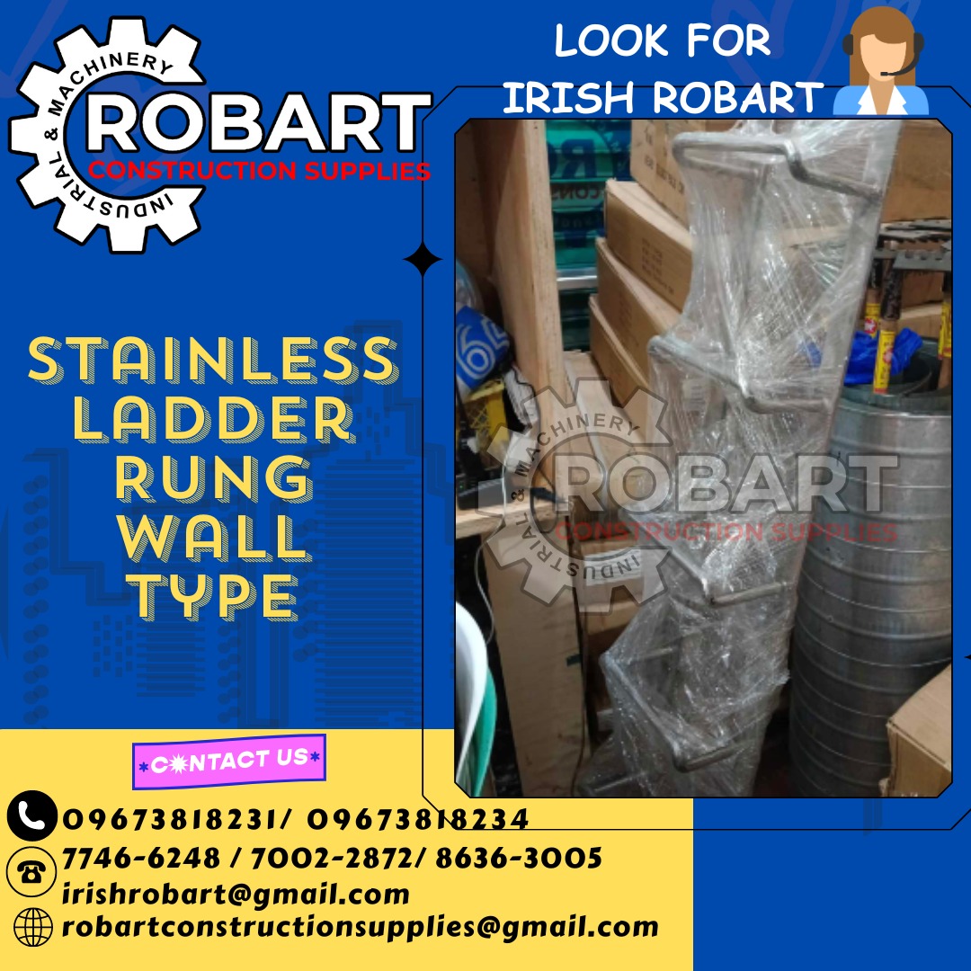 Stainless ladder Rung Wall Type, Commercial & Industrial, Construction ...