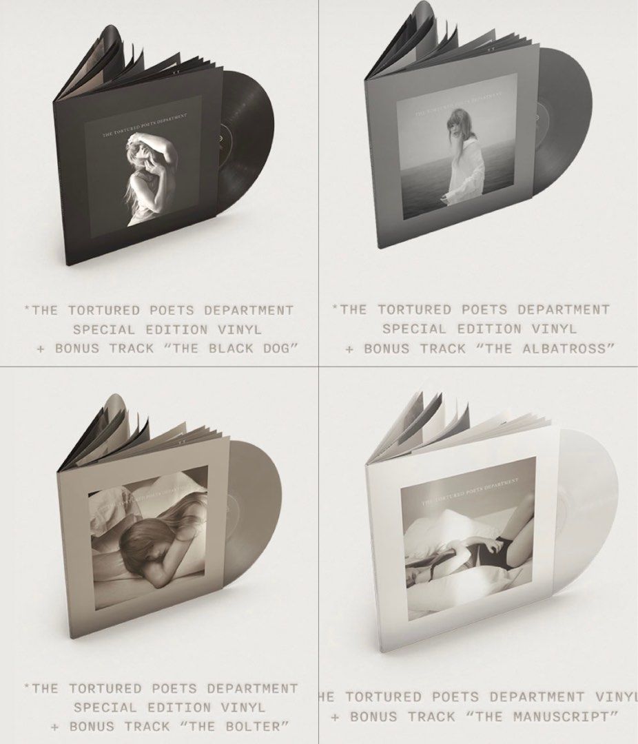 Taylor Swift — The Tortured Poets Department Ghosted White / Phantom ...