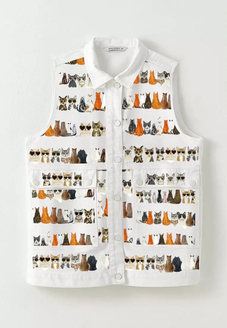 Taylor swift Cats vest, Women's Fashion, Tops, Other Tops on Carousell