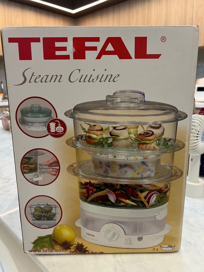 Tefal steam cuisine VC1002 pengukus, Kitchen & Appliances di Carousell