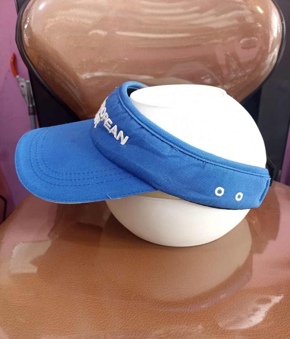 Topi Caddy European Original Biru, Fesyen Pria, Aksesoris, Topi di ...