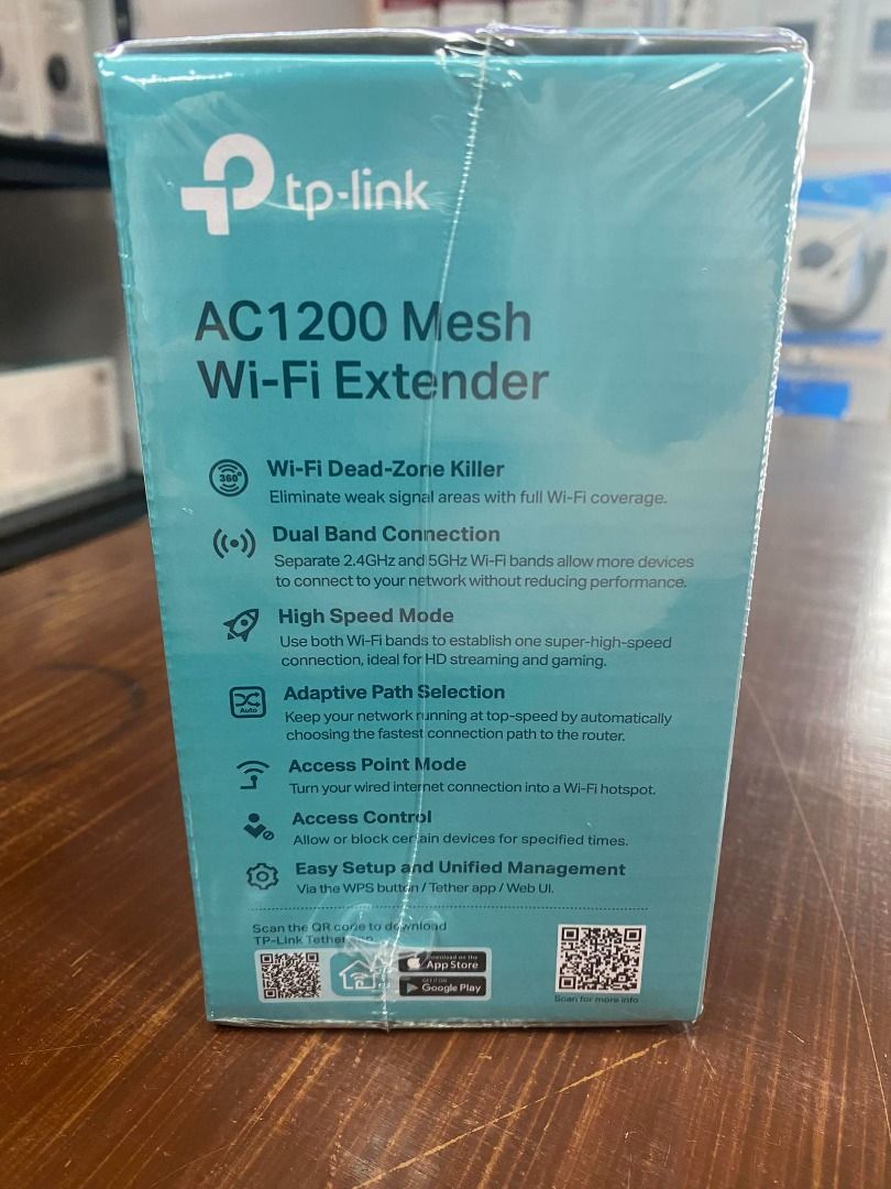 TP-Link RE330 AC1200 Dual Band Mesh Wi-Fi Range Extender / Access Point ...