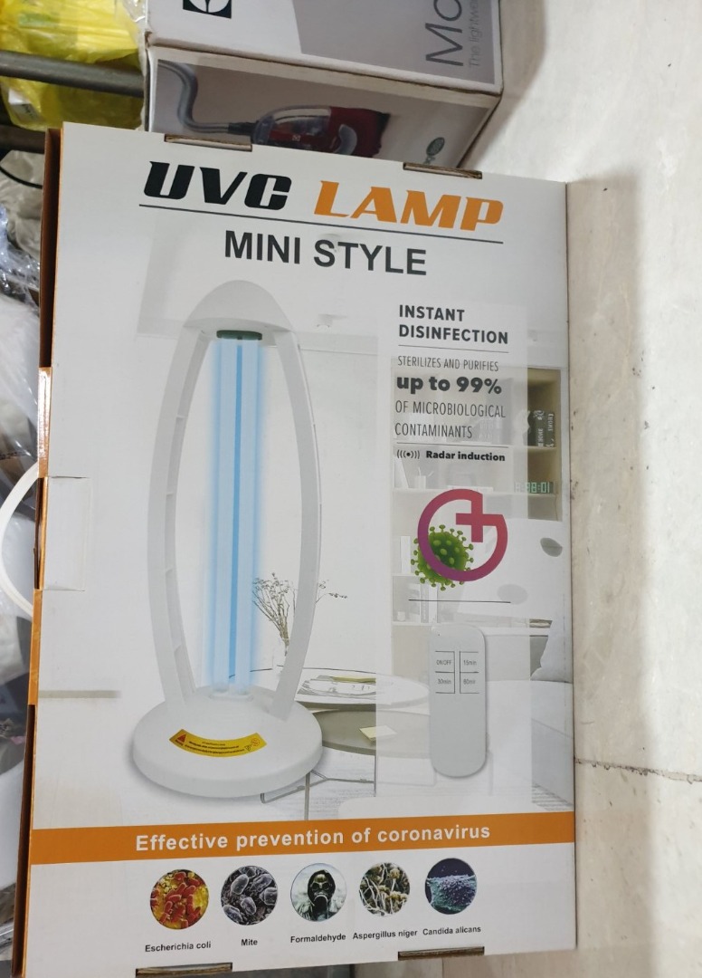 UVC LAMP Ozone Ultraviolet Germicidal Lamp Remote UV Sterilization Quartz Lights LED UV Lamp ...