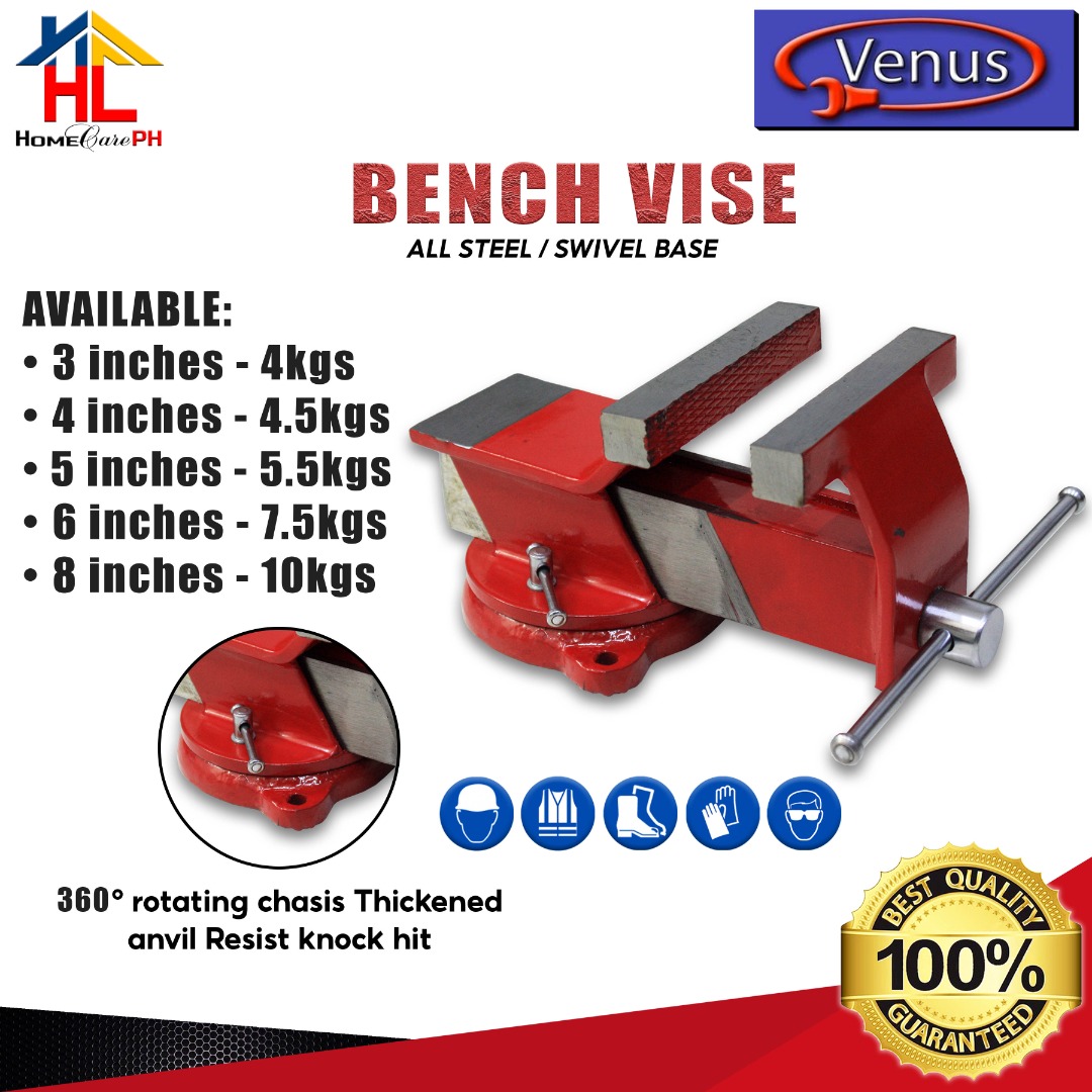 Venus Bench Vise (Swivel Base), Commercial & Industrial, Industrial ...