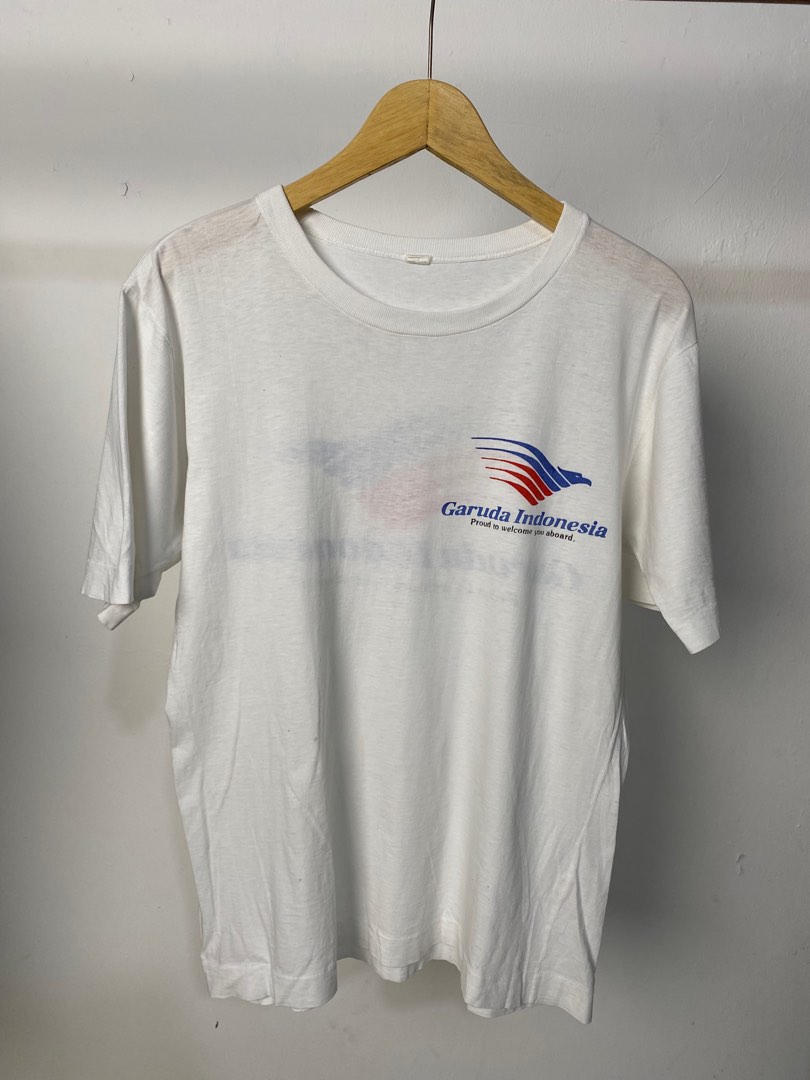 Vintage - Garuda Indonesia Airlines, Fesyen Pria, Pakaian , Atasan di ...