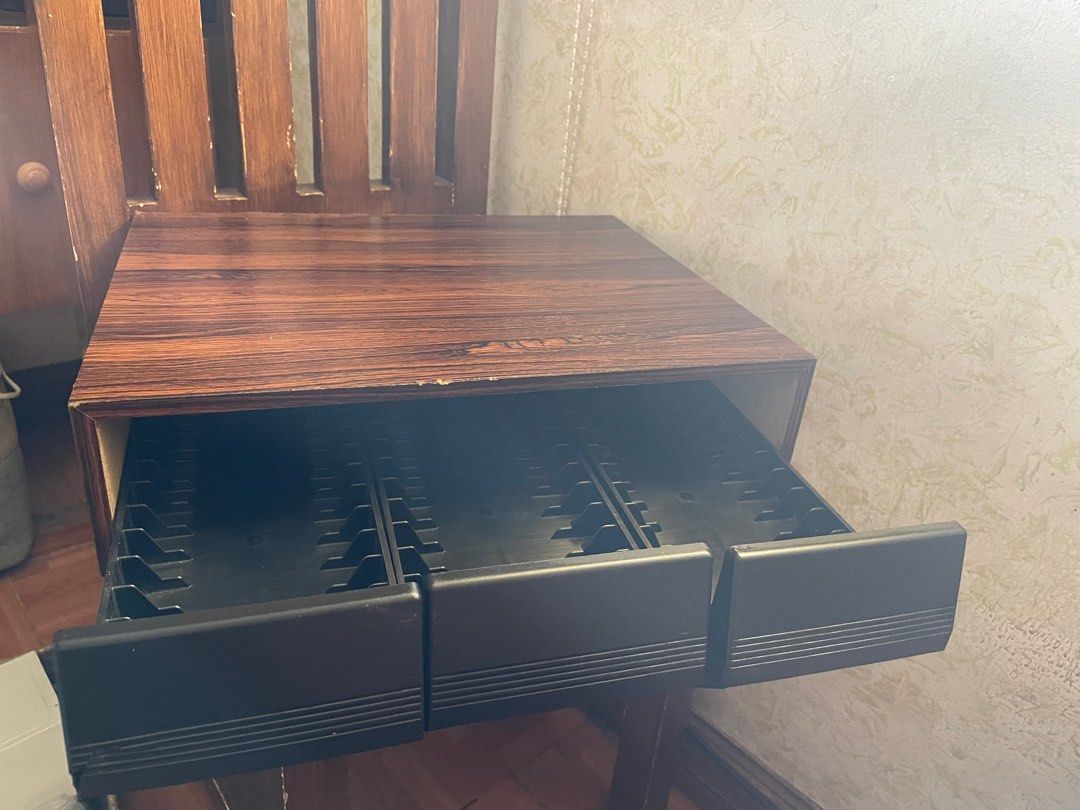 Vintage cassette rack, Audio, Other Audio Equipment on Carousell