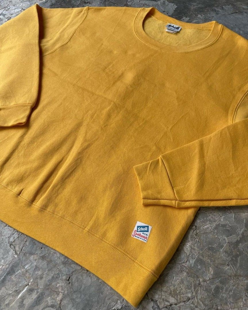 Vintage Schott nyc blank Crewneck Not Fruit of the loom anvil champions ...