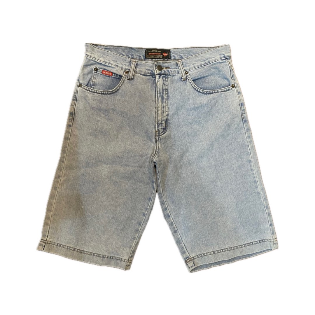 Washed Blue Jorts, Men's Fashion, Bottoms, Jeans on Carousell