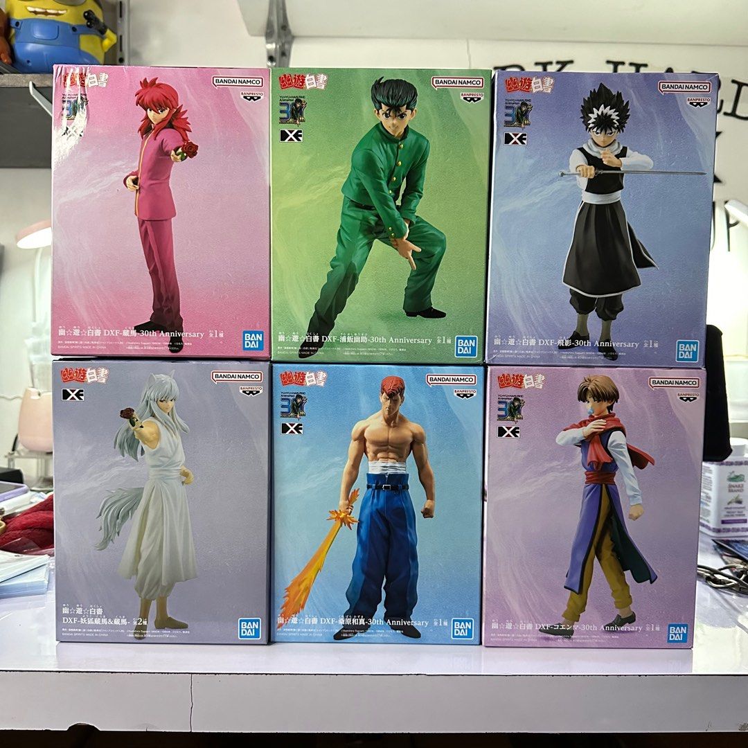 YUYU HAKUSHO DXF 30TH ANNIVERSARY (GHOST FIGHTER) BANPRESTO, Hobbies & Toys, Toys & Games on ...
