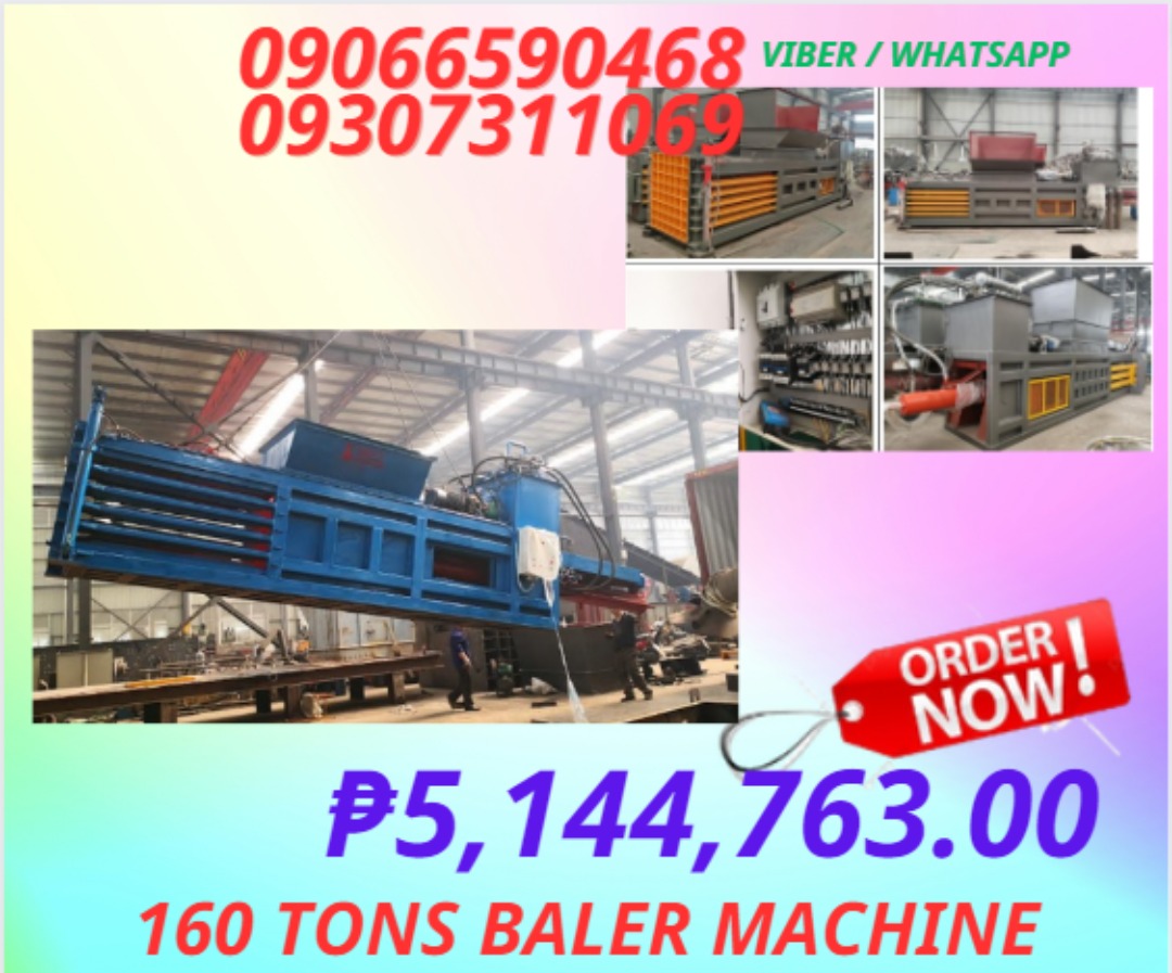 160tons horizontal Complete SET of BALER machine, Commercial ...