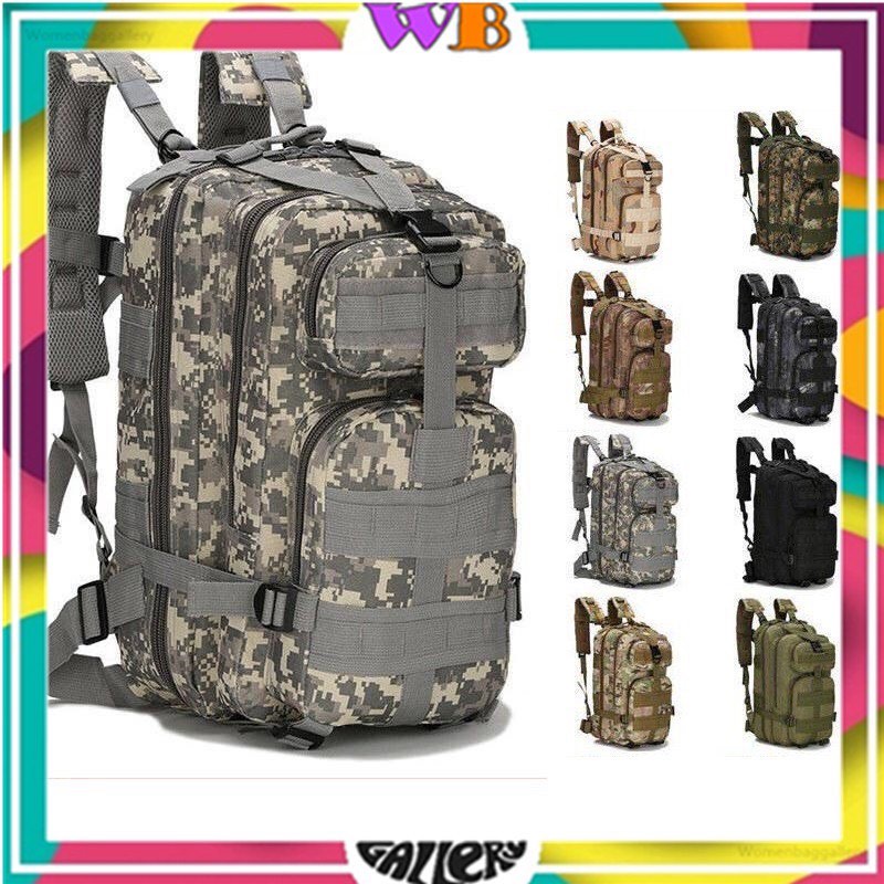 30L Army Military 3P PUBG Outdoor School Student Travel Attack Tactical ...