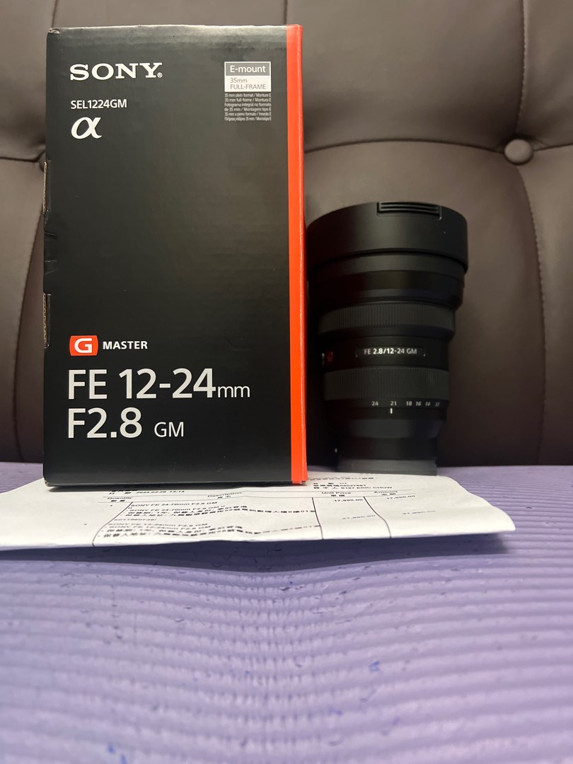 剛剛二月買 基本上未用過 完美無瑕 香港行貨 長保用 （2025-2）Sony FE 12-24 12-24mm F2.8 GM, 攝影器材, 鏡頭及裝備 - Carousell