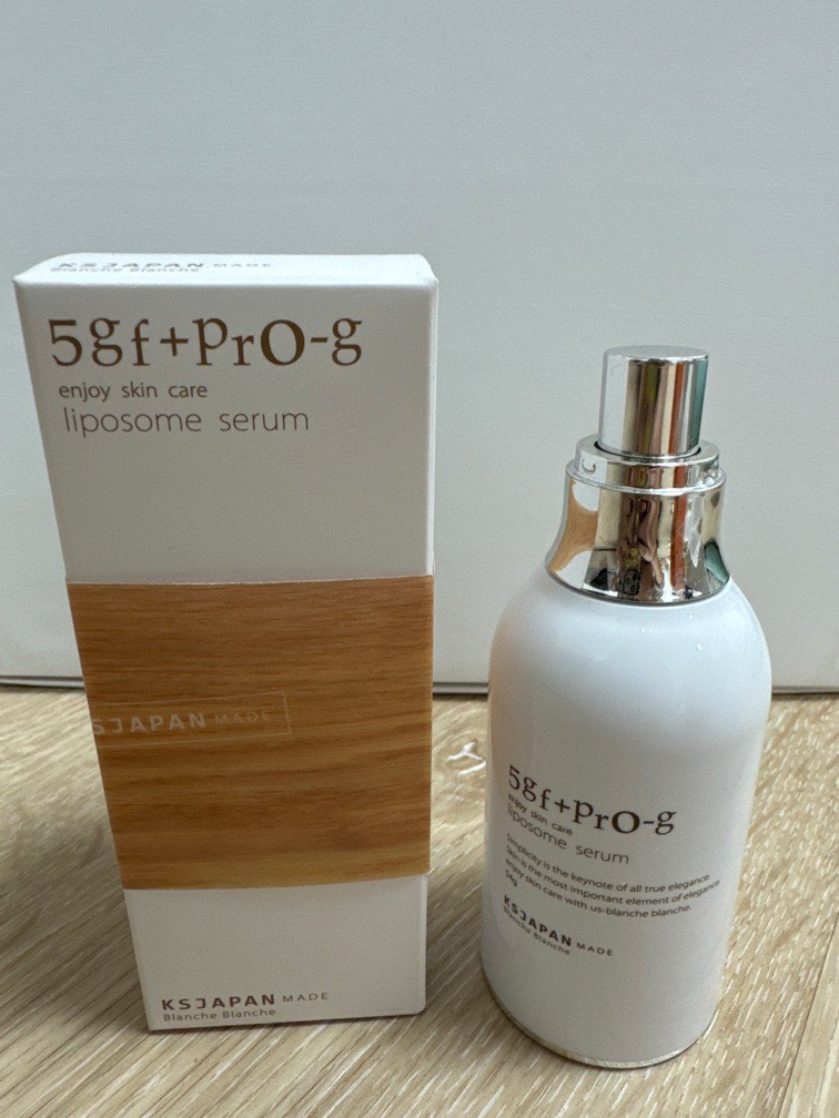 日本原裝 KSJAPAN 5GF+PrO-g 精華液 liposome serum 5GF精華液 保養液 PEARL, 香水、美妝、保養, 臉部彩妝、保養與清潔, 護膚、清潔產品在旋轉拍賣