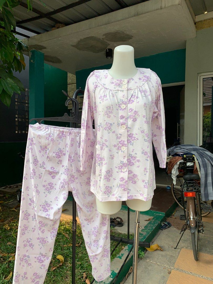 ‼️ ONE SET PIYAMA LUCU IMPORT‼️, Fesyen Wanita, Pakaian Wanita, Gaun ...