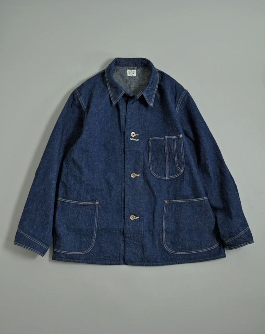 日本製 orslow 40's COVER ALL Jacket 3號, 他的時尚, 外套及戶外衣服在旋轉拍賣
