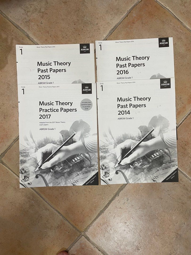 ABRSM Theory Test Paper (Grade 6, 7 and 1), Hobbies & Toys, Books ...