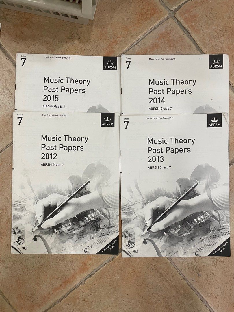 ABRSM Theory Test Paper (Grade 6, 7 and 1), Hobbies & Toys, Books ...